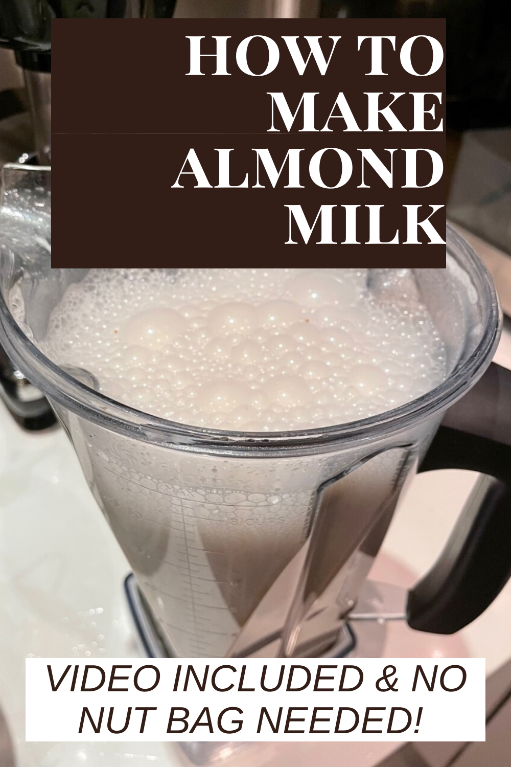 How To Make Almond Milk | her healthy style