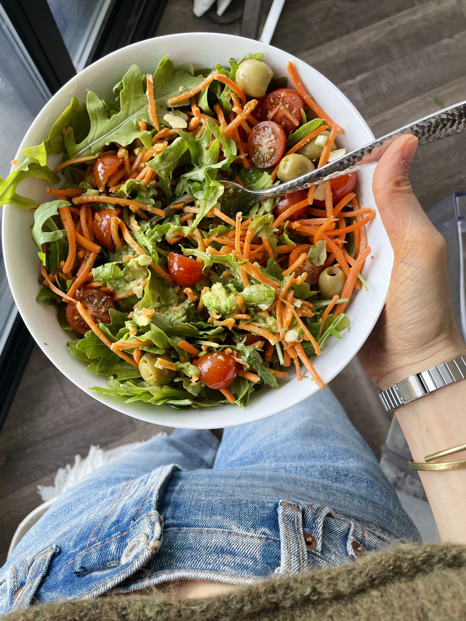 10 Minute Dinner Salad | her healthy style