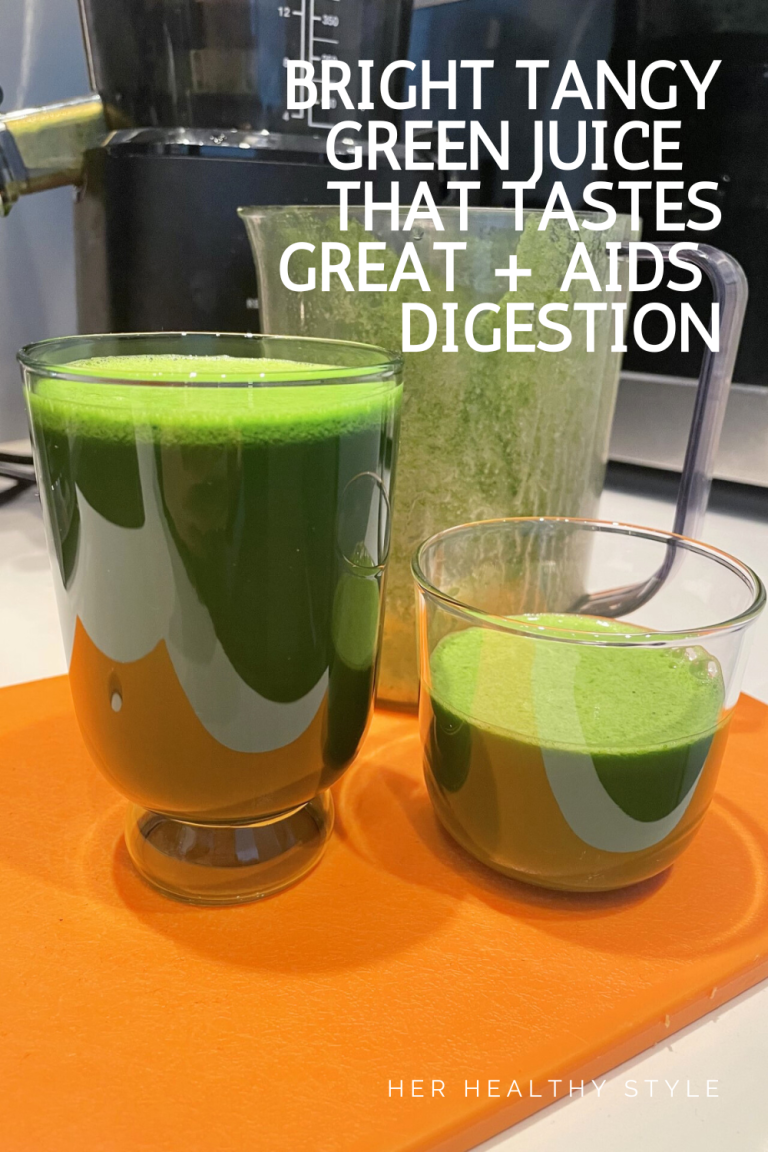 Bright Tangy Green Juice | her healthy style