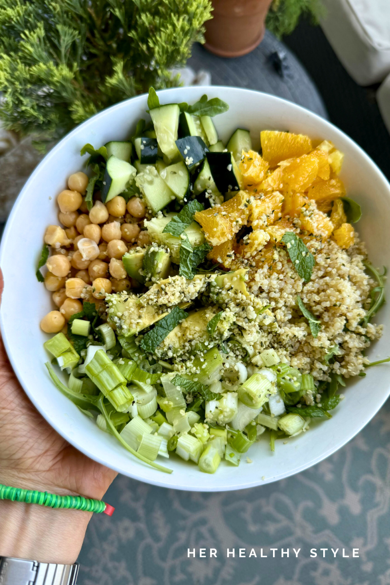 Asian Citrus Summer Salad | her healthy style